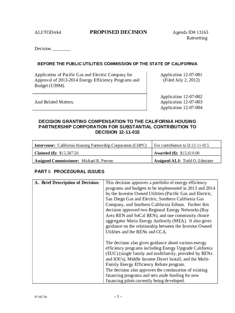 Administrative Law Judge DecisionsOhio Civil Rights ... - docs cpuc ca ...