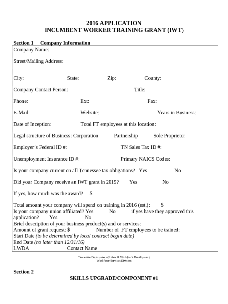 WIOA State-funded Incumbent Worker Training Program ... Doc Template ...