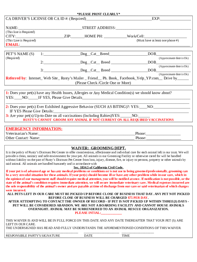 California Driver License (DL) or State Identity Card (ID) Doc Template ...