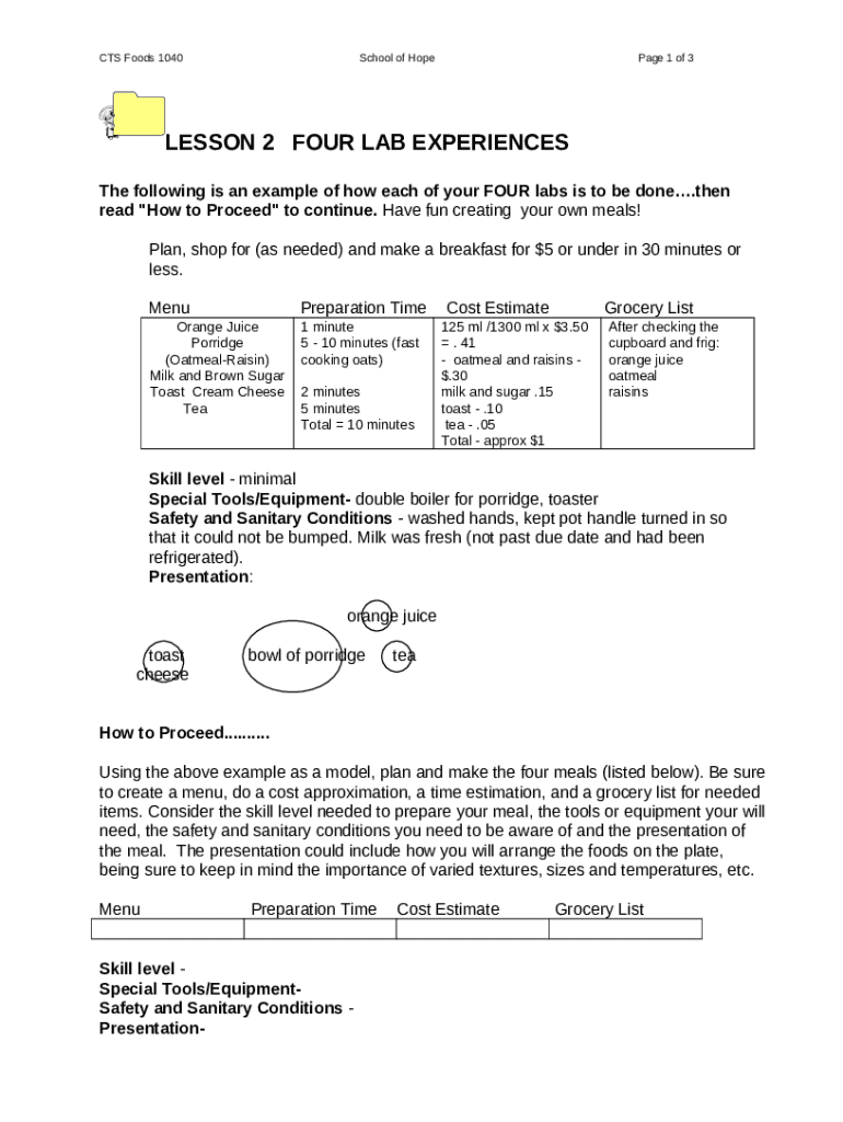 The Chemistry Laboratory Experience of El Camino Students ... Doc Template | pdfFiller