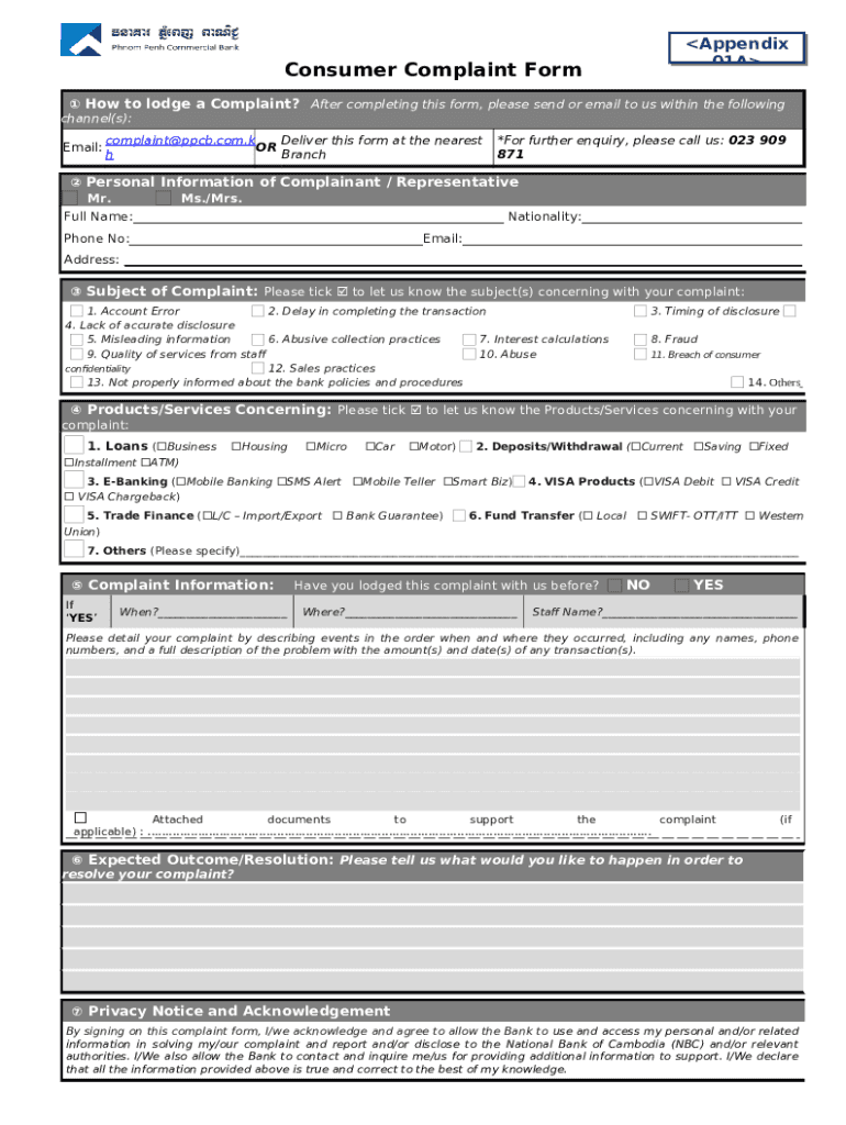 Complaints Handling - Fair Trade Enforcement Bureau - DTI Doc Template ...