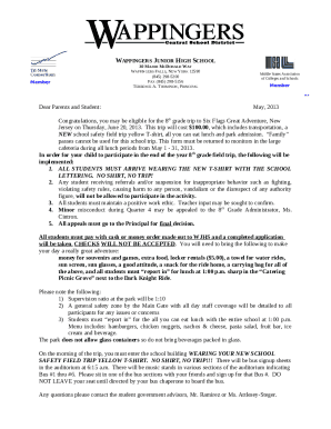 Wappingers Junior High School, Rankings & Reviews Doc Template | pdfFiller