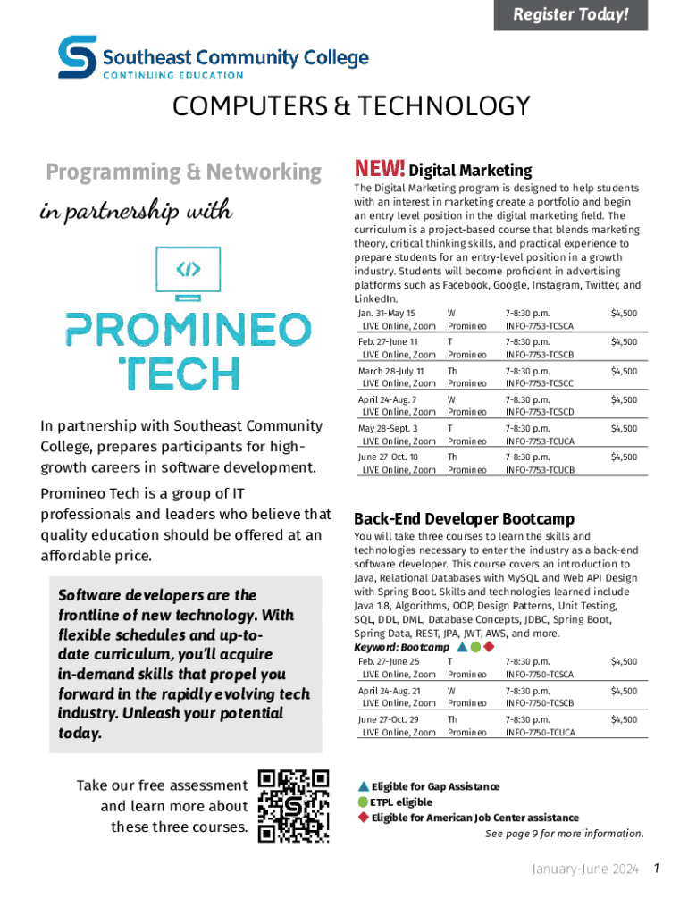 Fillable Online January-June 2024 Business & Professional Development ...