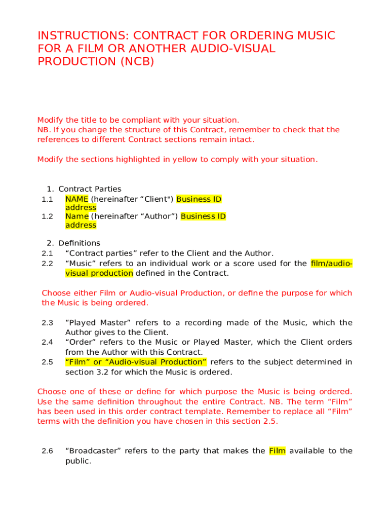 Modify the title to be compliant with your situation Doc Template | pdfFiller