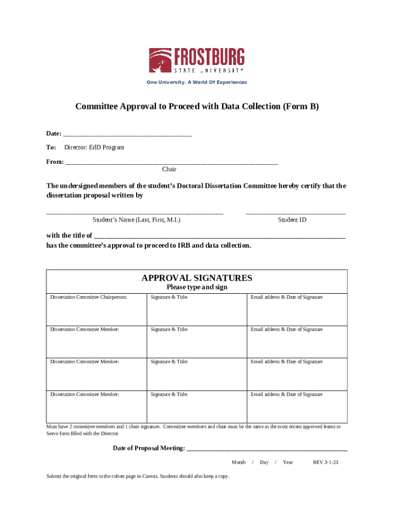 Certificate of Proposal Completion ( B) Doc Template | pdfFiller