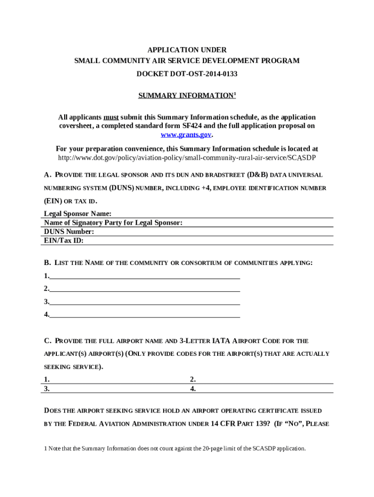 How to Complete the SF-424 Application for the FY 2022 ... Doc Template ...