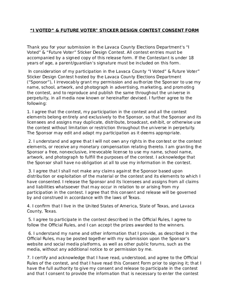 "I Voted" Downloadable StickerWA Secretary of State Doc Template ...