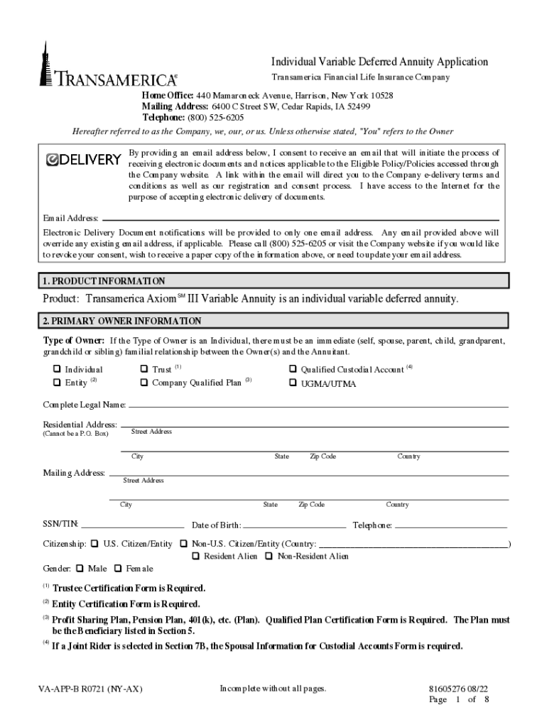 Fillable Online Transamerica Retirement App on the App Store - Apple ...