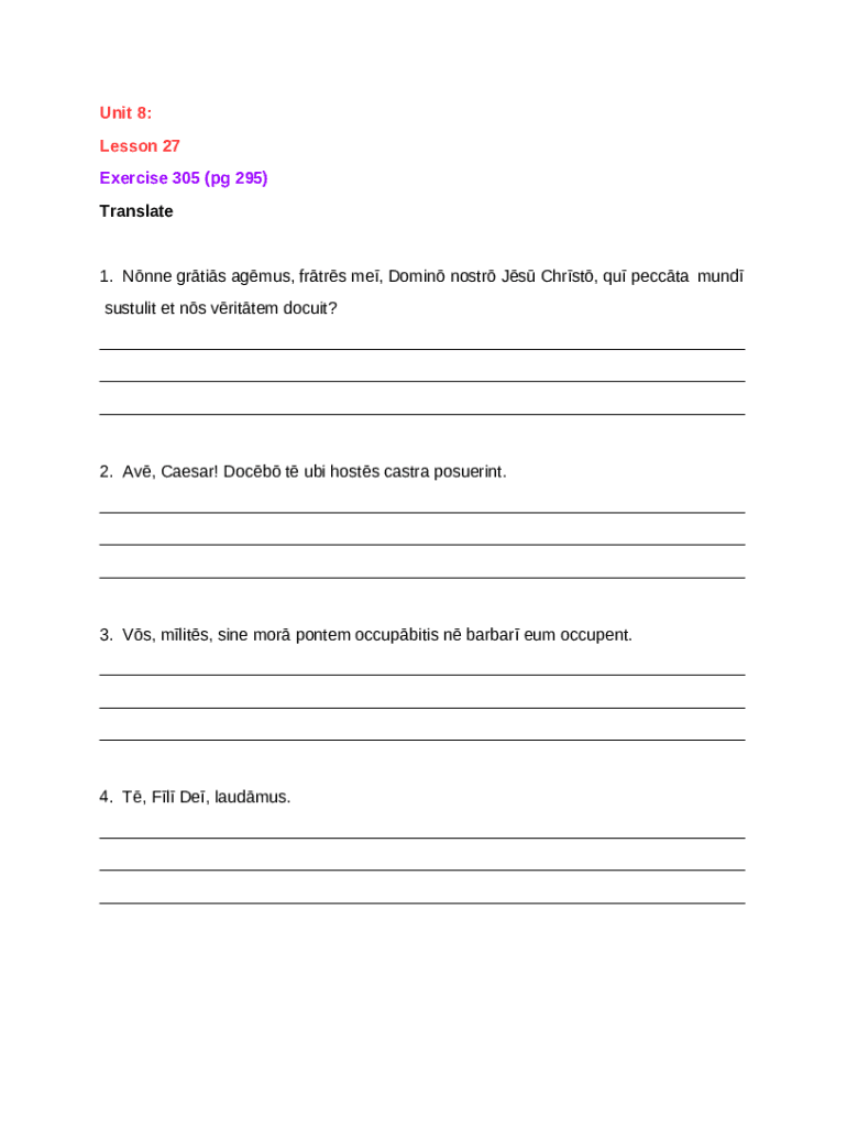 ch-1-henle-latin-unit-4-exercises.docx Doc Template | pdfFiller