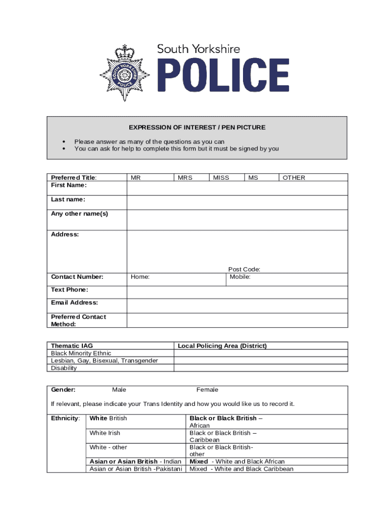 IAG Application Doc Template | pdfFiller