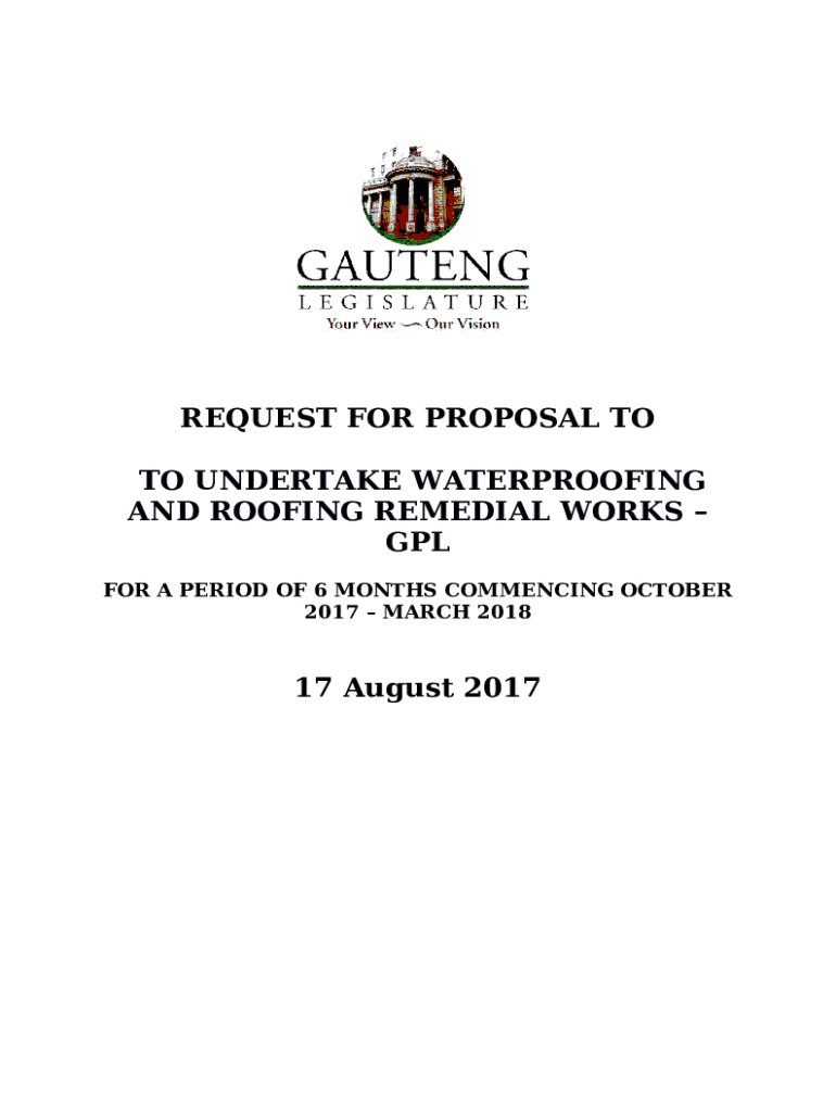 Fernie Museum Roof Replacement Request for Proposals Doc Template ...