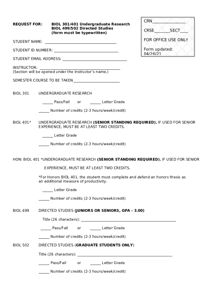 Research Certificate in ScienceBiological Sciences Doc Template | pdfFiller