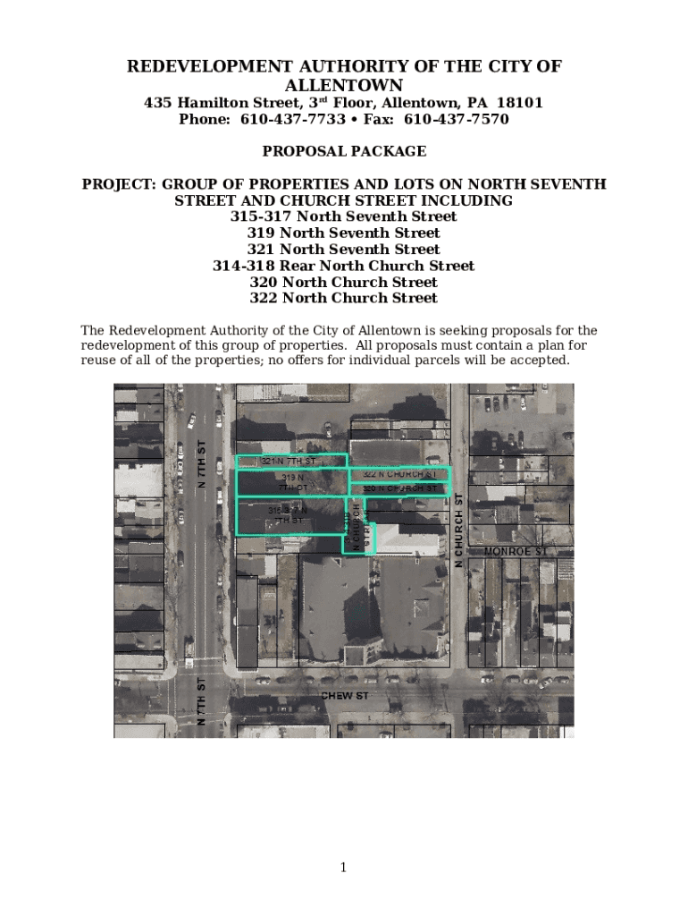 Online allentownpa REDEVELOPMENT ... Doc Template | pdfFiller