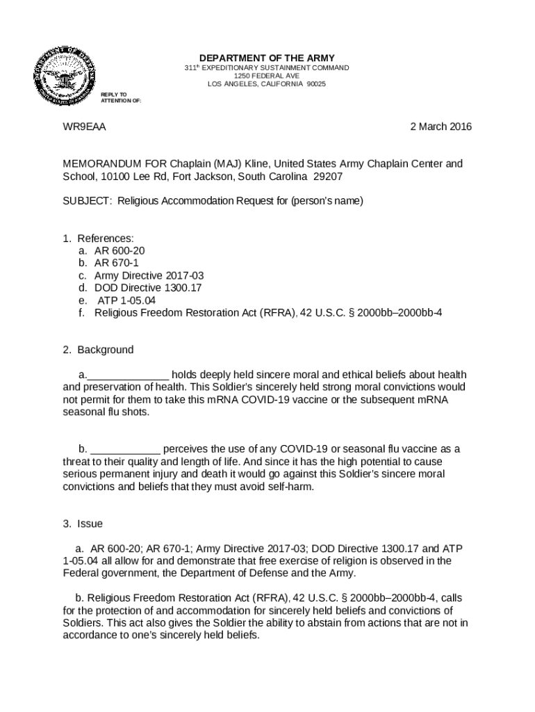 The Chaplain Corps officially opens the Institute for Religious ... Doc ...