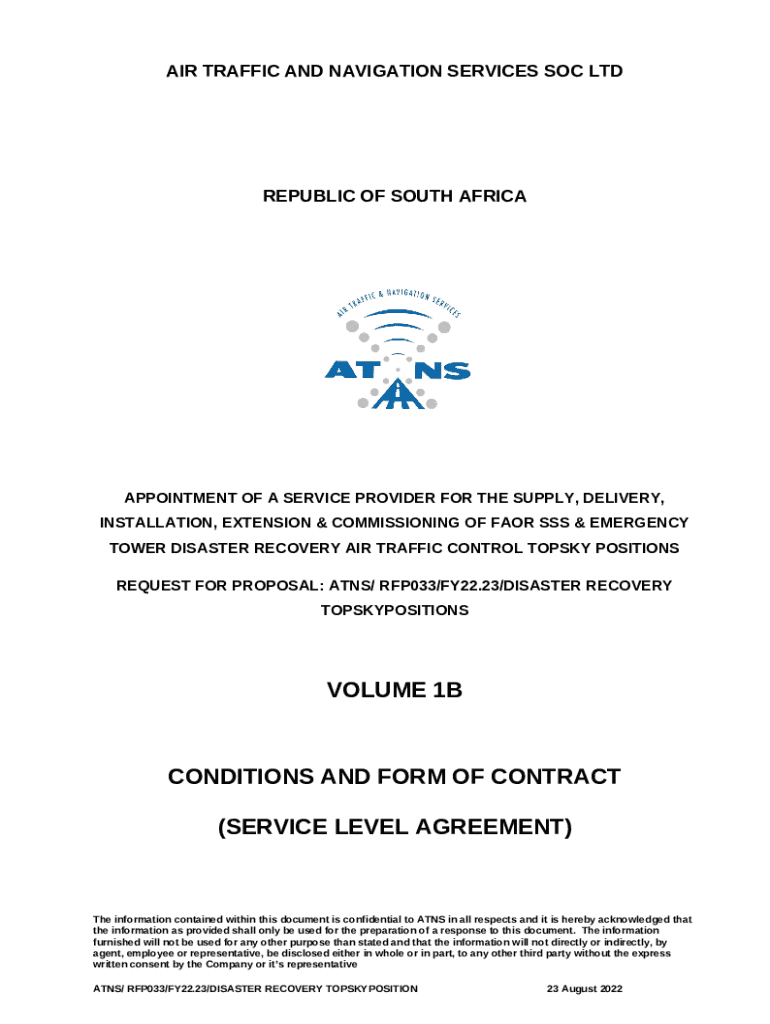 Air Traffic and Navigation Services (ATNS) - Overview Doc Template ...
