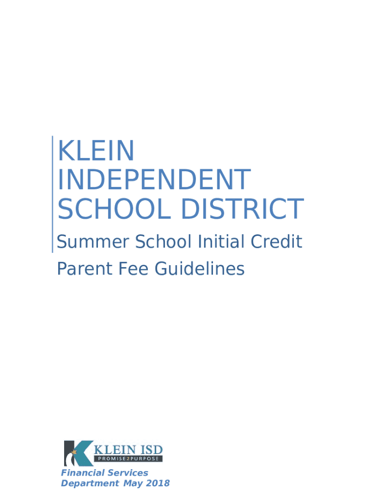 Summer Credit Recovery Initial Credit Summer School Doc Template ...
