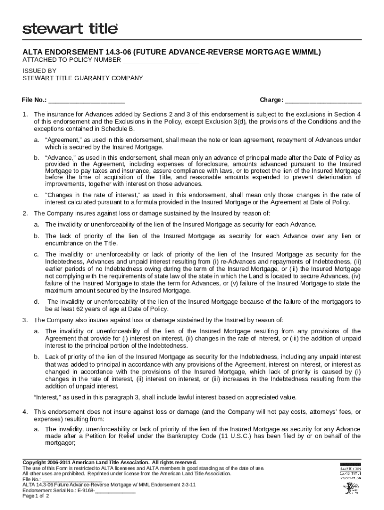 Stewart Title Guaranty Company Schedule of Charges and ... Doc Template ...