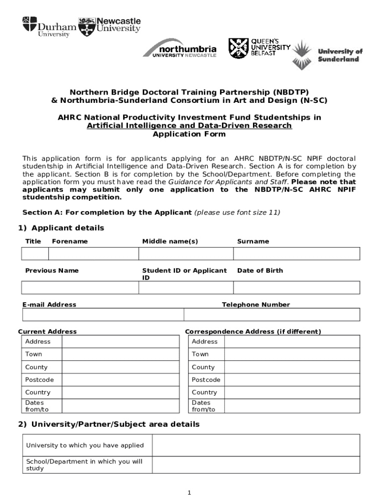 Q&A with the Northern Bridge AHRC Doctoral Training ... Doc Template ...