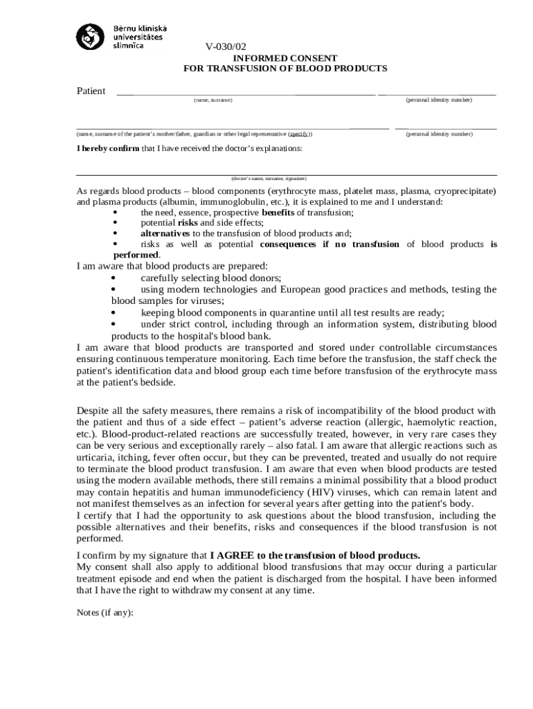 EDUCATIONAL MODULES ON CLINICAL USE OF BLOOD Doc Template | pdfFiller