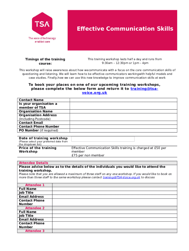 How to Communicate with Tact and Professionalism (2-Day) Doc Template ...