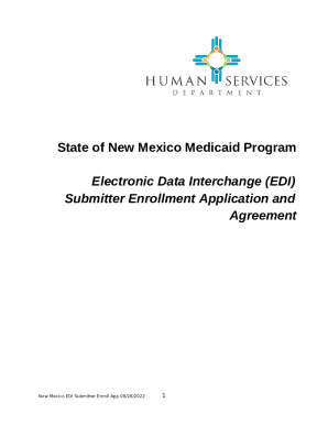Electronic Data Interchange (EDI)/Electronic Claim Billing Doc Template | pdfFiller