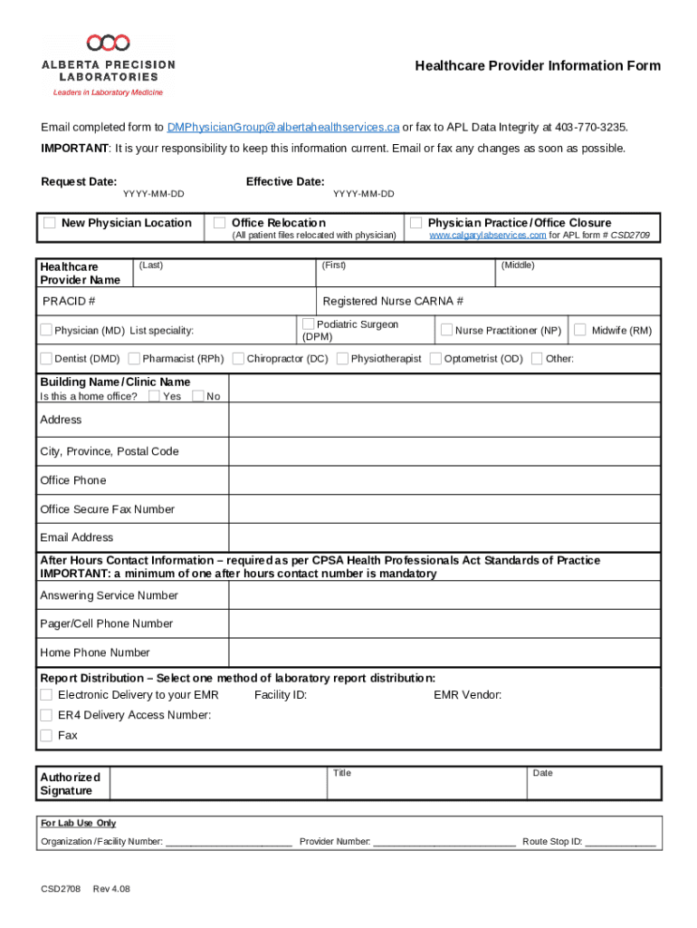 Alberta Precision Laboratory Health Care Ination - cumming ucalgary Doc ...