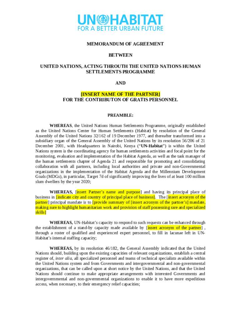 UN-HABITAT, IOM Sign Agreement to Enhance Closer ... - habnet unhabitat ...