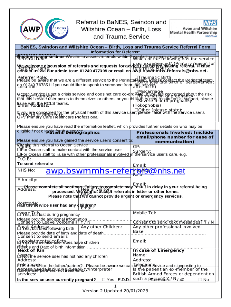 Referral--BSW-Ocean-Birth-trauma-and-loss ... - BSW ICB Doc Template ...