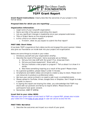How to write a grant report: Your nonprofit's template Doc Template ...