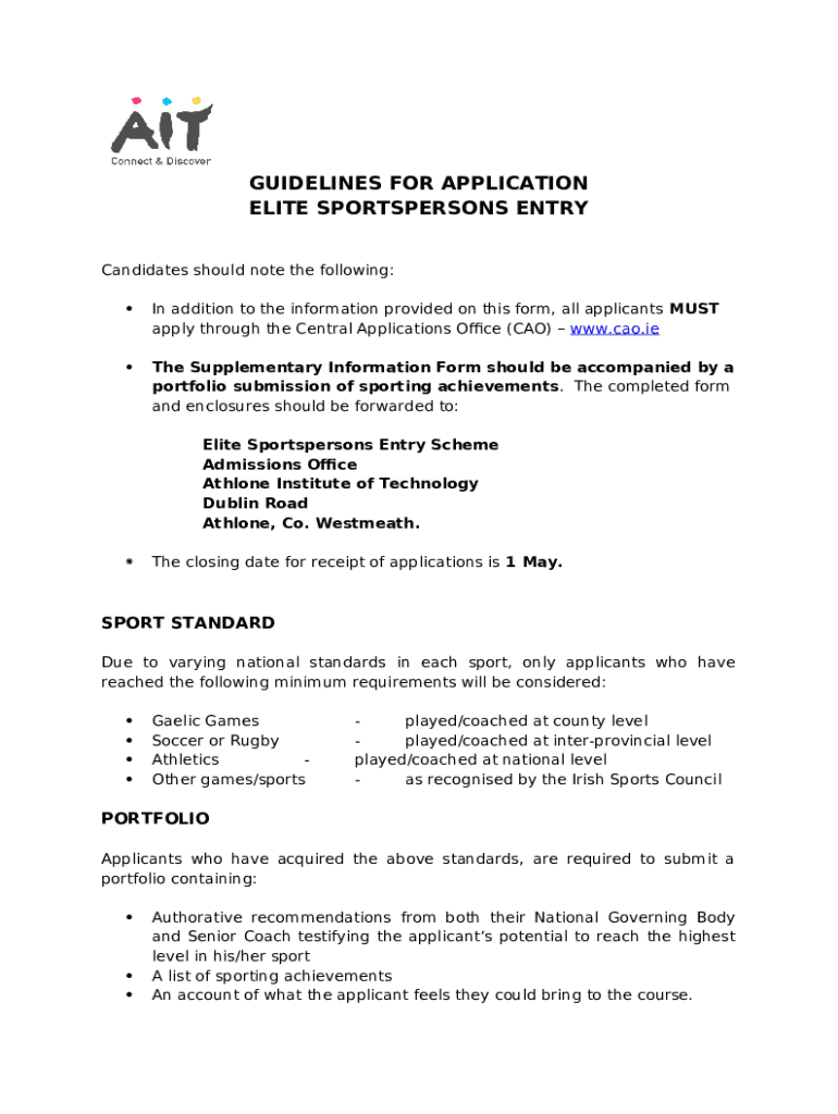 CAO Application Doc Template | pdfFiller