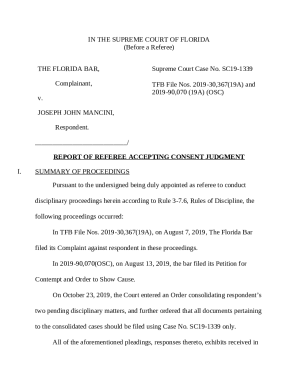 Conditional Guilty Plea for Consent Judgment, The Florida ... Doc ...