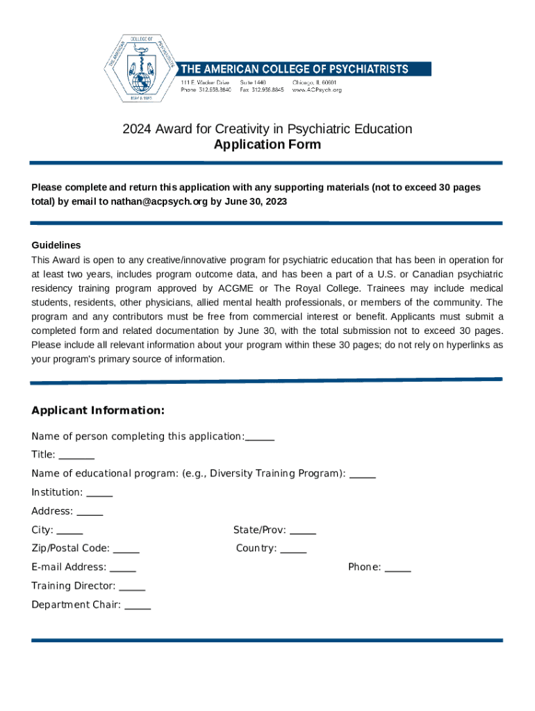 AACAP Pilot Research Award for Early Career Faculty and ... Doc ...