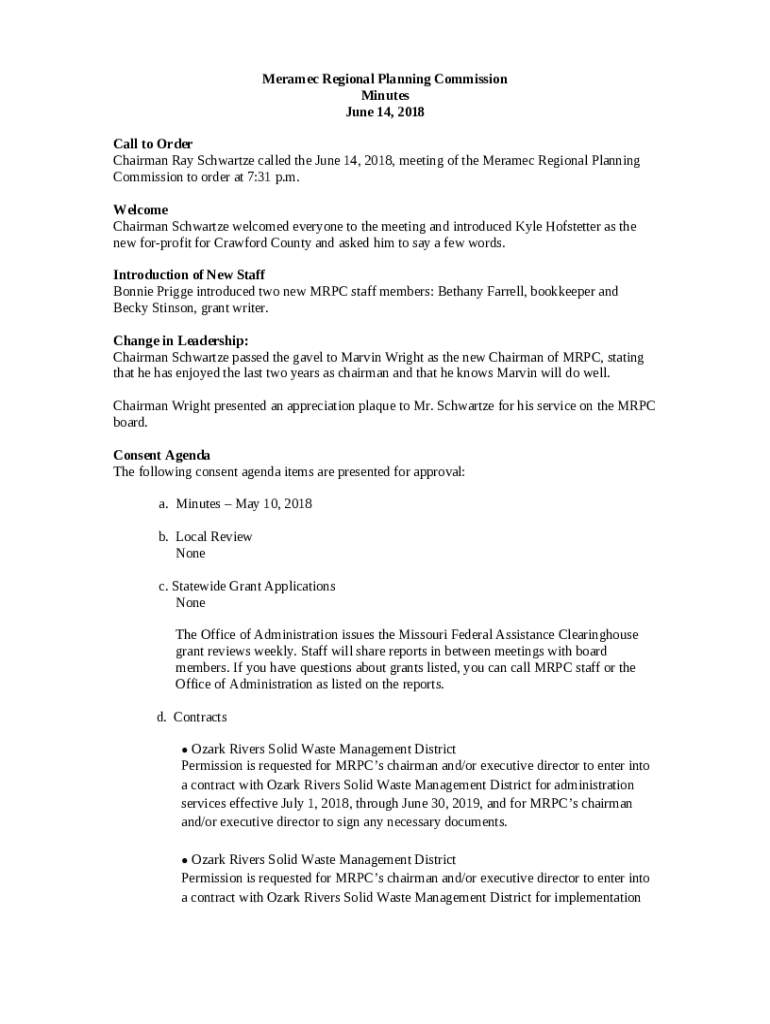 Bonnie Prigge introduced two new MRPC staff members: Bethany Farrell ...