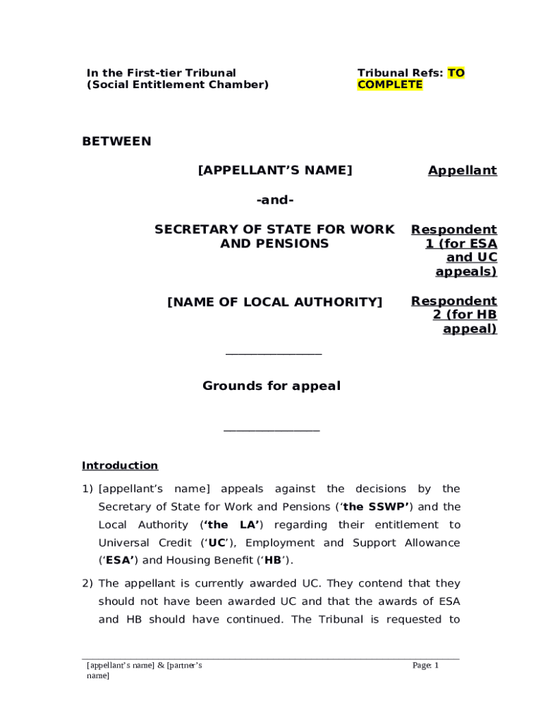 KM V First -tier Tribunal (Social Entitlement Chamber) and ... Doc ...