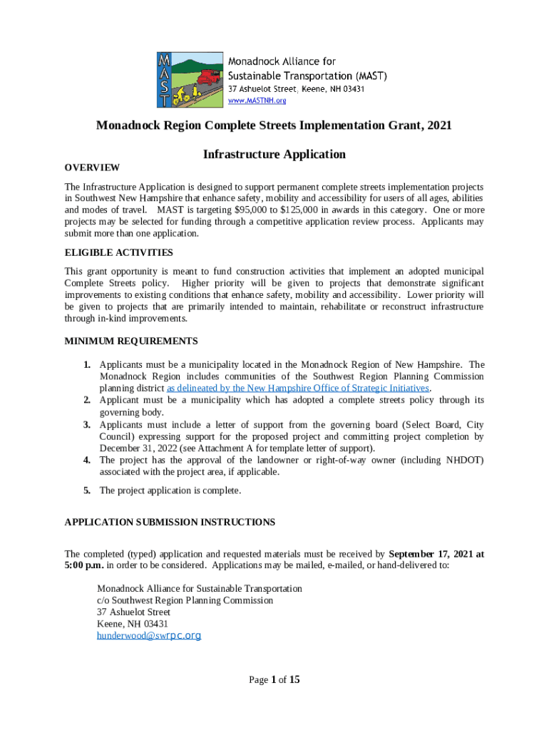 Infrastructure-Application Doc Template | pdfFiller