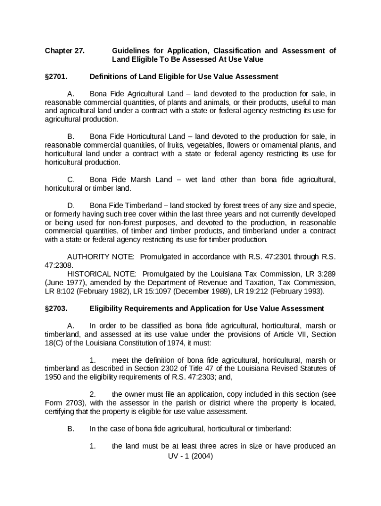 15-7-202. Eligibility of land for valuation as agricultural, MCA Doc Template | pdfFiller