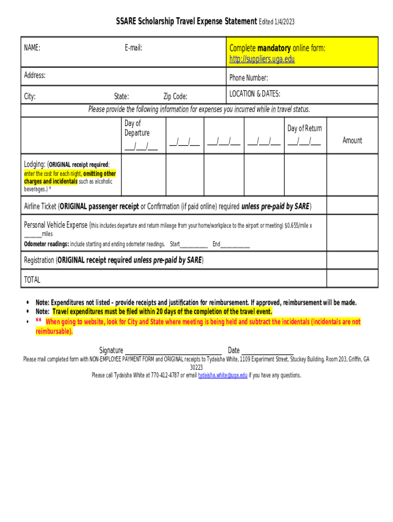 LEADERSHIP COMMITTEE TRAVEL EXPENSE REIMBURSEMENT Doc Template | pdfFiller