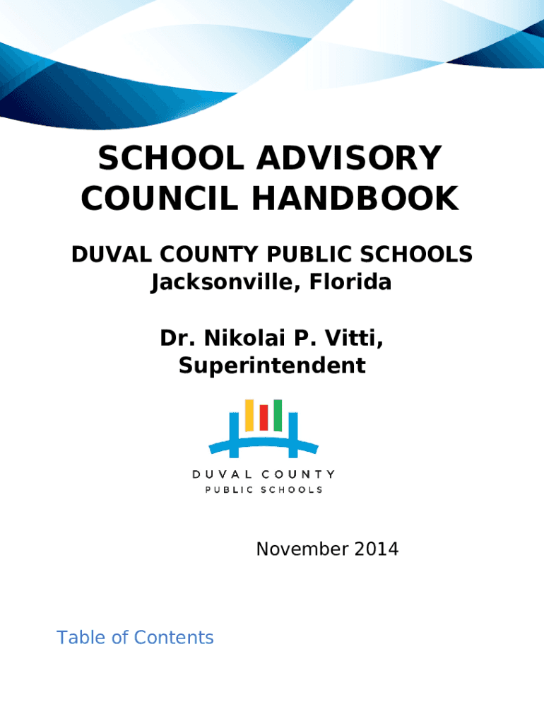 School Advisory Council Handbook - PDF Document - Zbook Doc Template ...