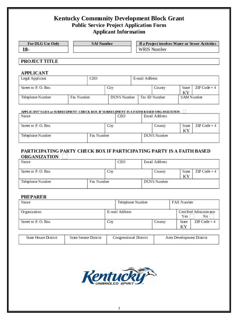 Disaster Recovery (CDBG-DR) Rental Rehabilitation and ... - kydlgweb ky Doc Template | pdfFiller