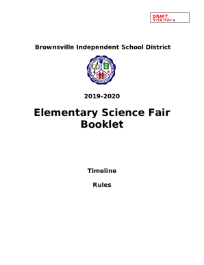 Science Fair Booklet - Brownsville Independent School District Doc ...