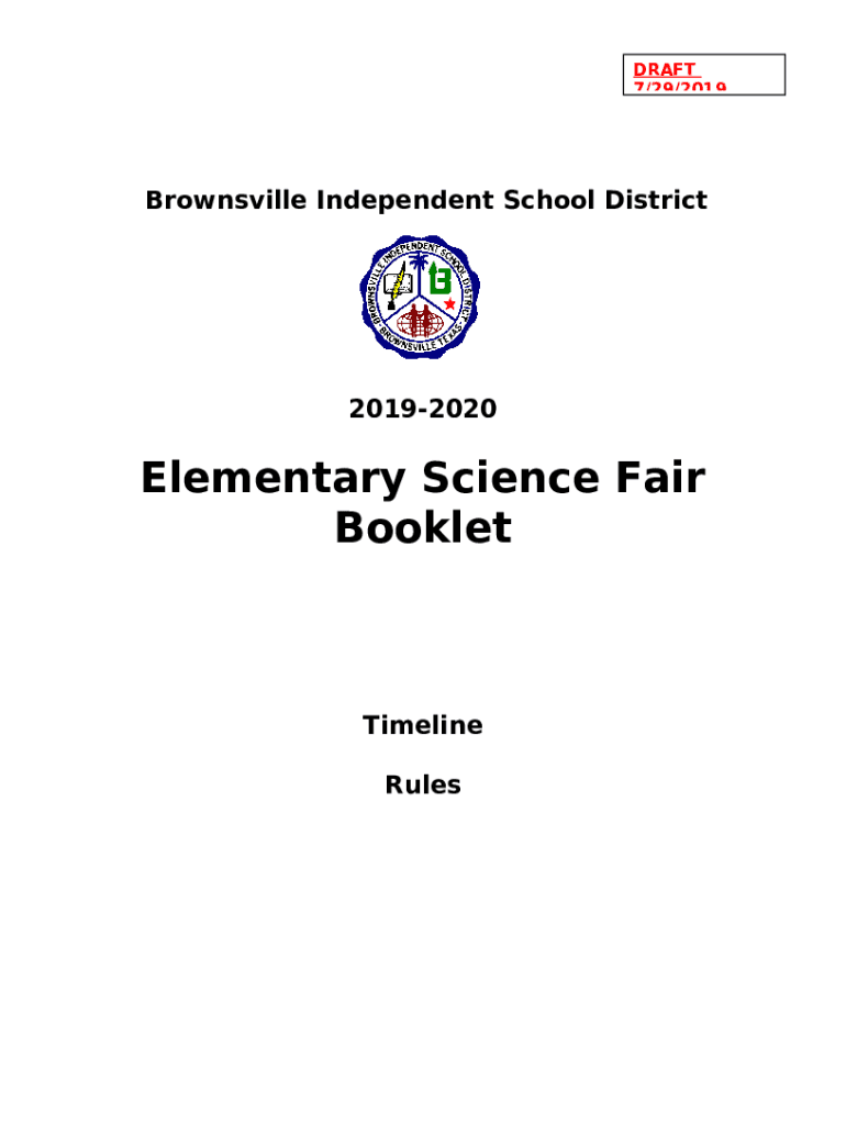 Science Fair Booklet - Brownsville Independent School District Doc ...