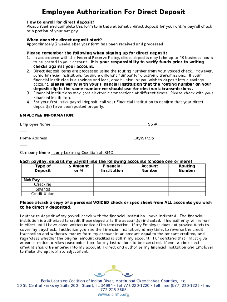 How to Set Up Direct Deposit with Chime Doc Template | pdfFiller