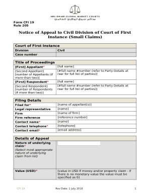 Civil & Small Claims ProceduresGeneral District Court Doc Template | pdfFiller