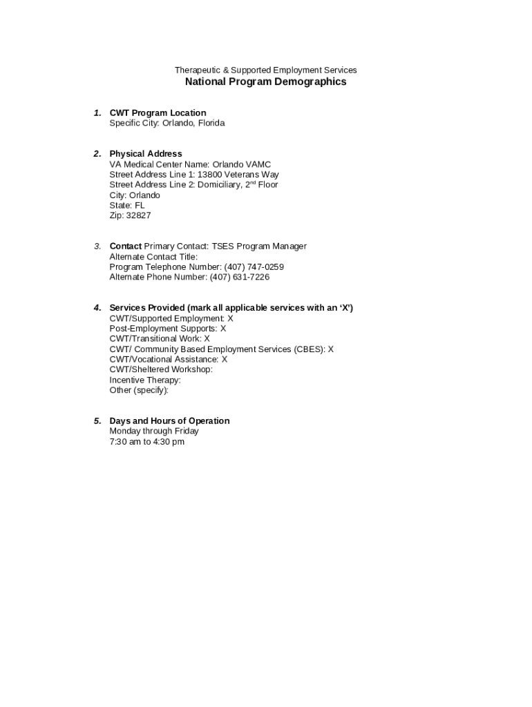VHA Directive 1176, Spinal Cord Injuries and Disorders ... Doc Template | pdfFiller
