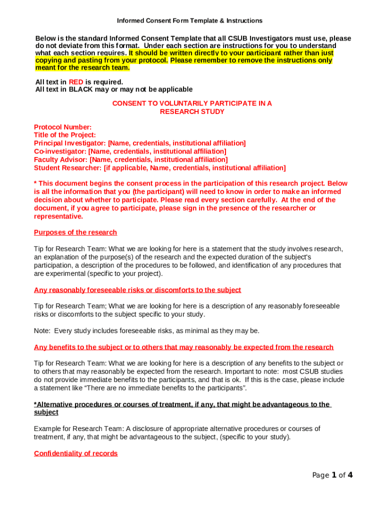 Ined Consent s - Bakersfield Doc Template | pdfFiller