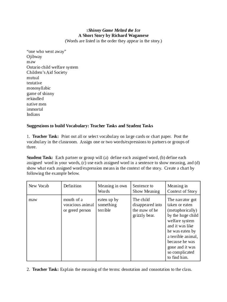 shinny game melted the ice pdf Doc Template | pdfFiller