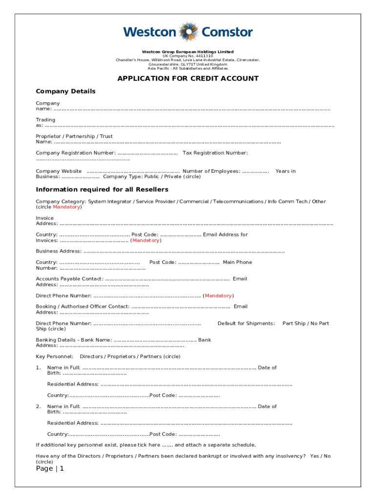 westcon group european operations limited - Companies House Doc ...