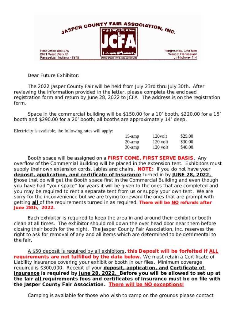 Schedule will FORFEIT their deposit Doc Template | pdfFiller