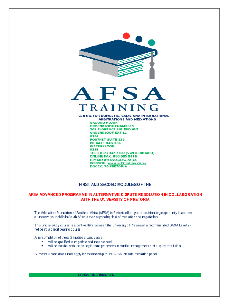 Contact Us - AFSA Doc Template | pdfFiller