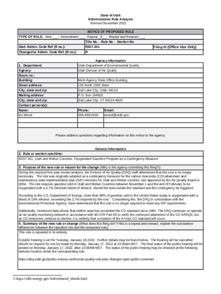 Administrative Rule Review Handbook Doc Template | pdfFiller